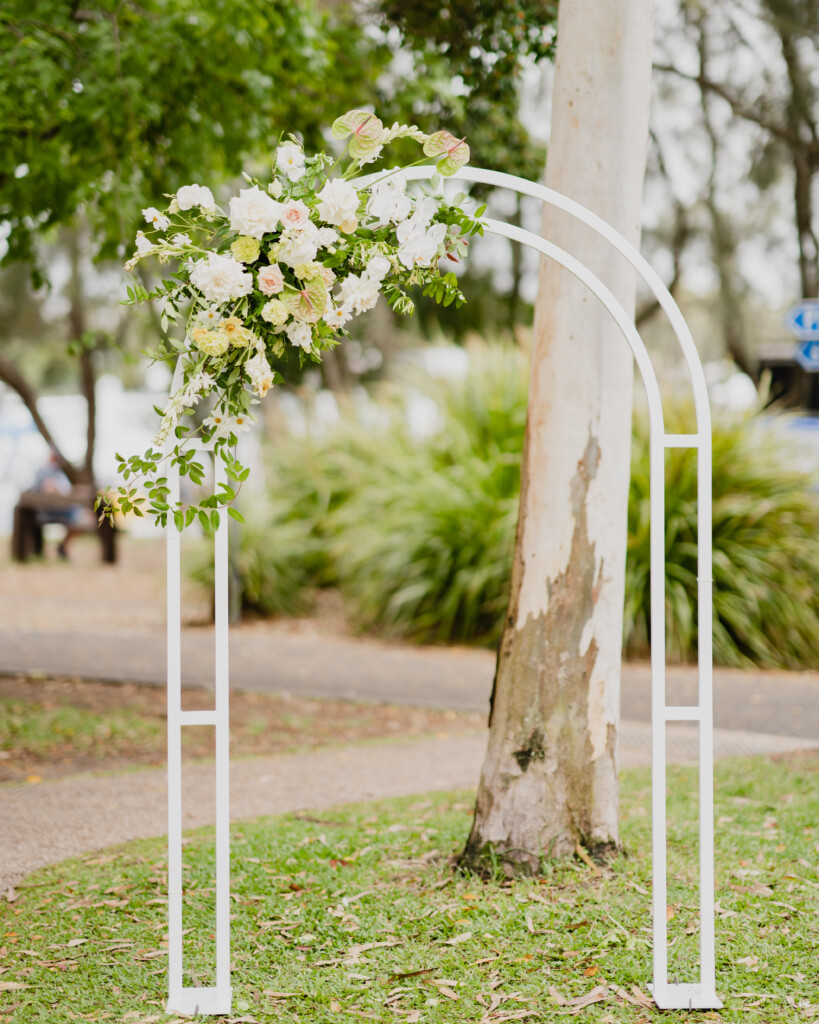 Double Arch Arbour Hire Sunshinie Coast by Simply Style Co