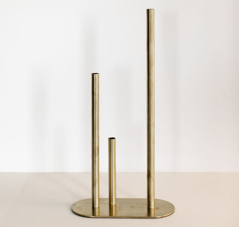 Gold Oak Lab Vase Hire Sunshinie Coast by Simply Style Co
