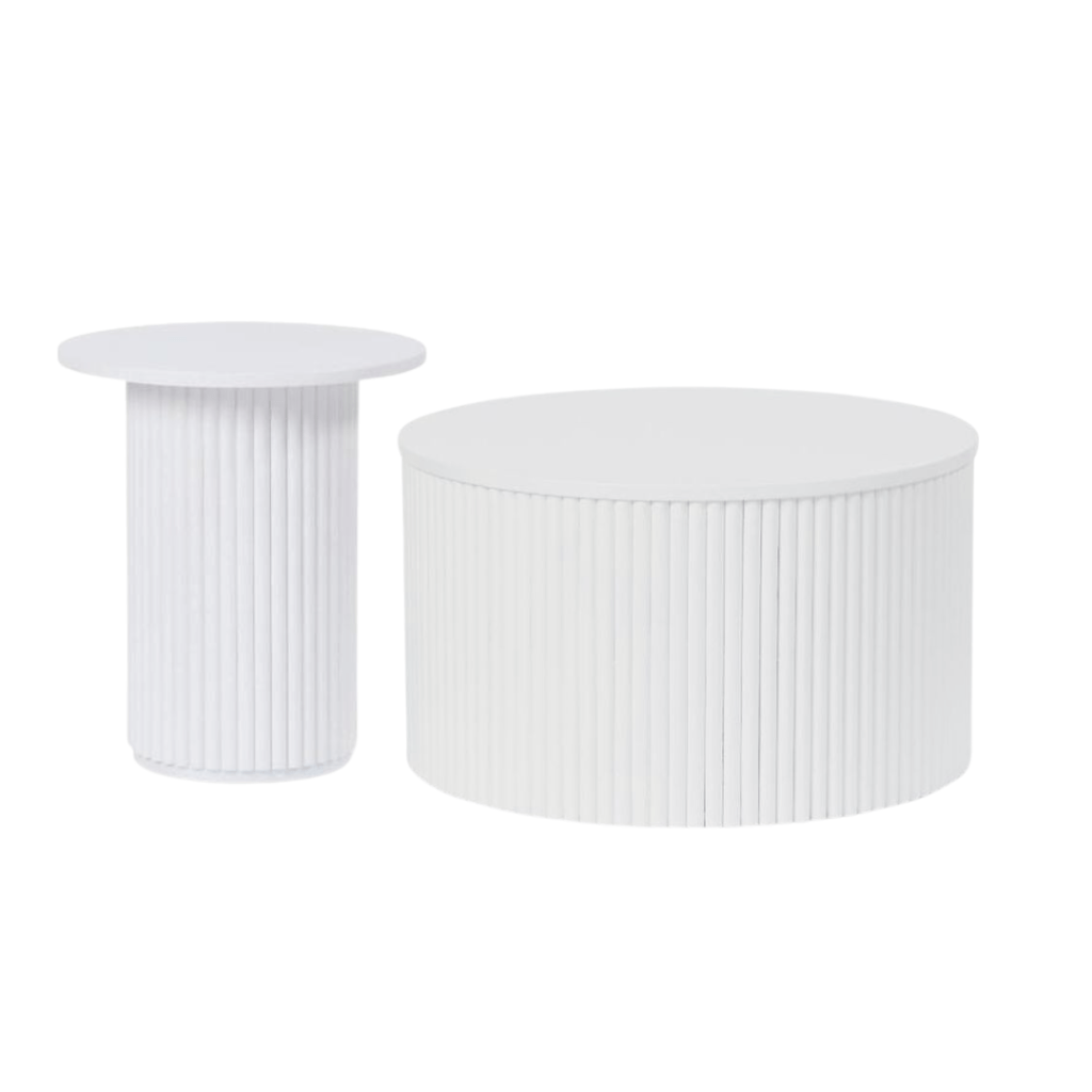 White Ribbed High Bar Hire Sunshinie Coast by Simply Style Co