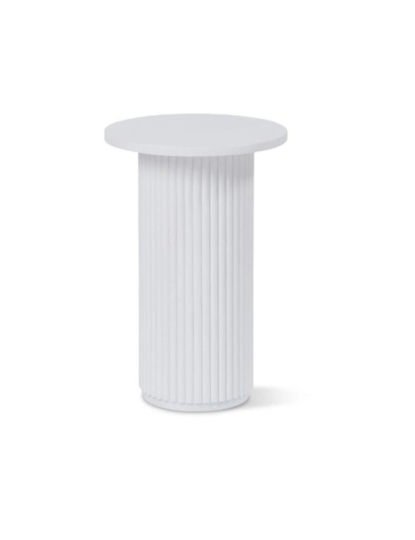White Ribbed High Bar Hire Sunshinie Coast by Simply Style Co